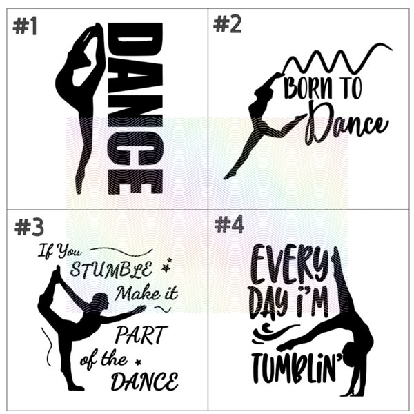 Dance Vinyl Decal - Etsy