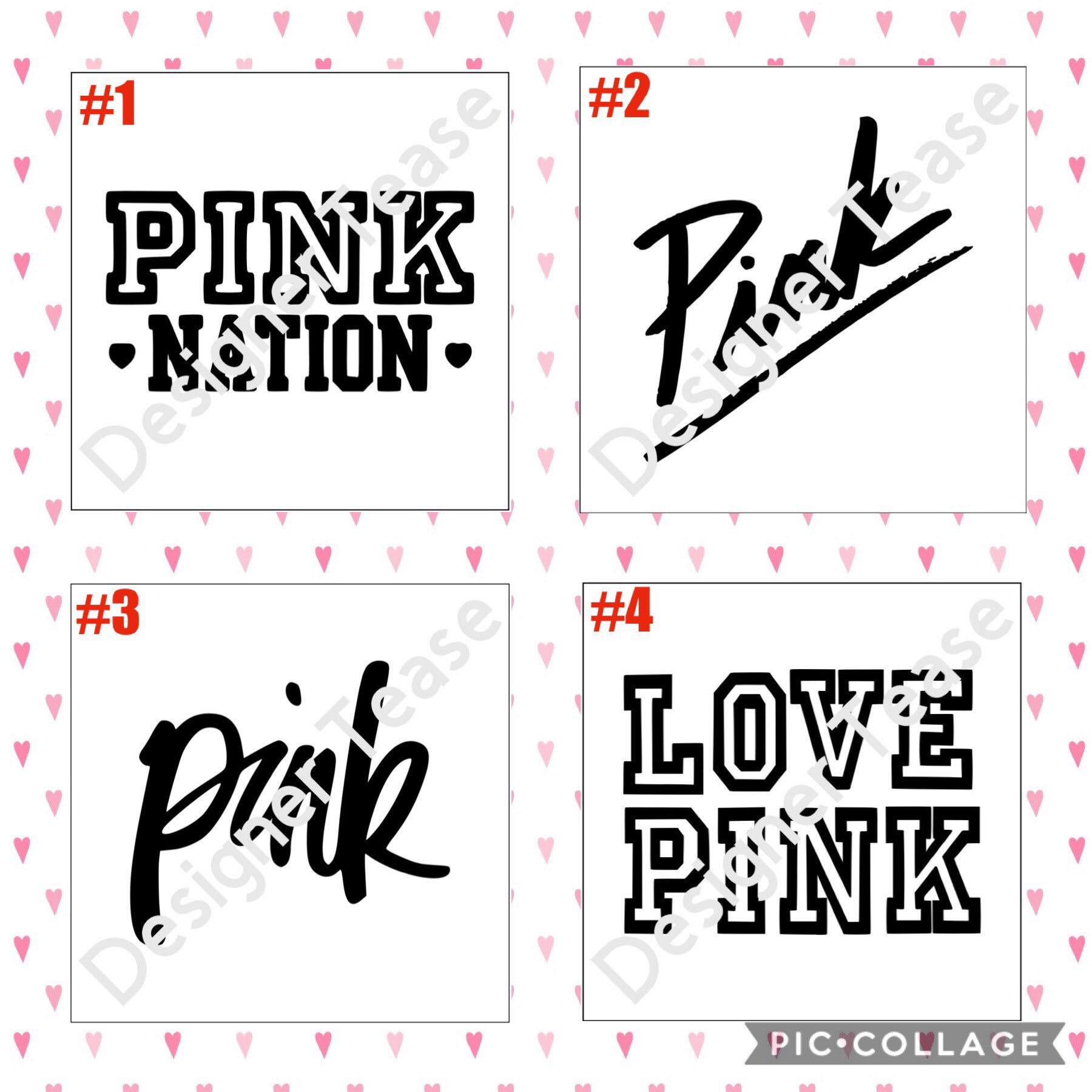 PINK Iron On Transfer Pink Decal Pink Iron On Decal PINK | Etsy