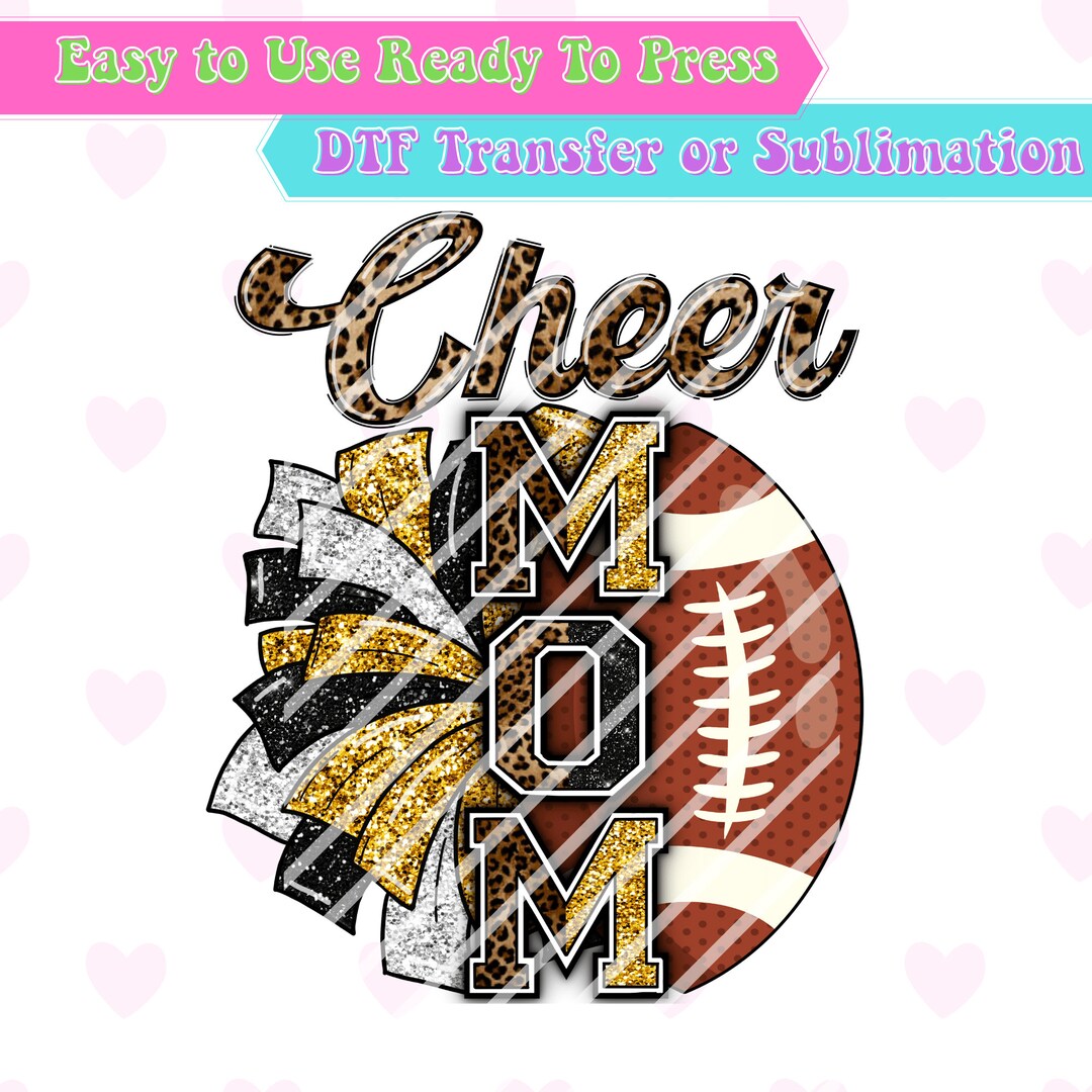 Cheer DTF Sublimation | Cheerleader Gift | Cheer Tshirt Transfer ...