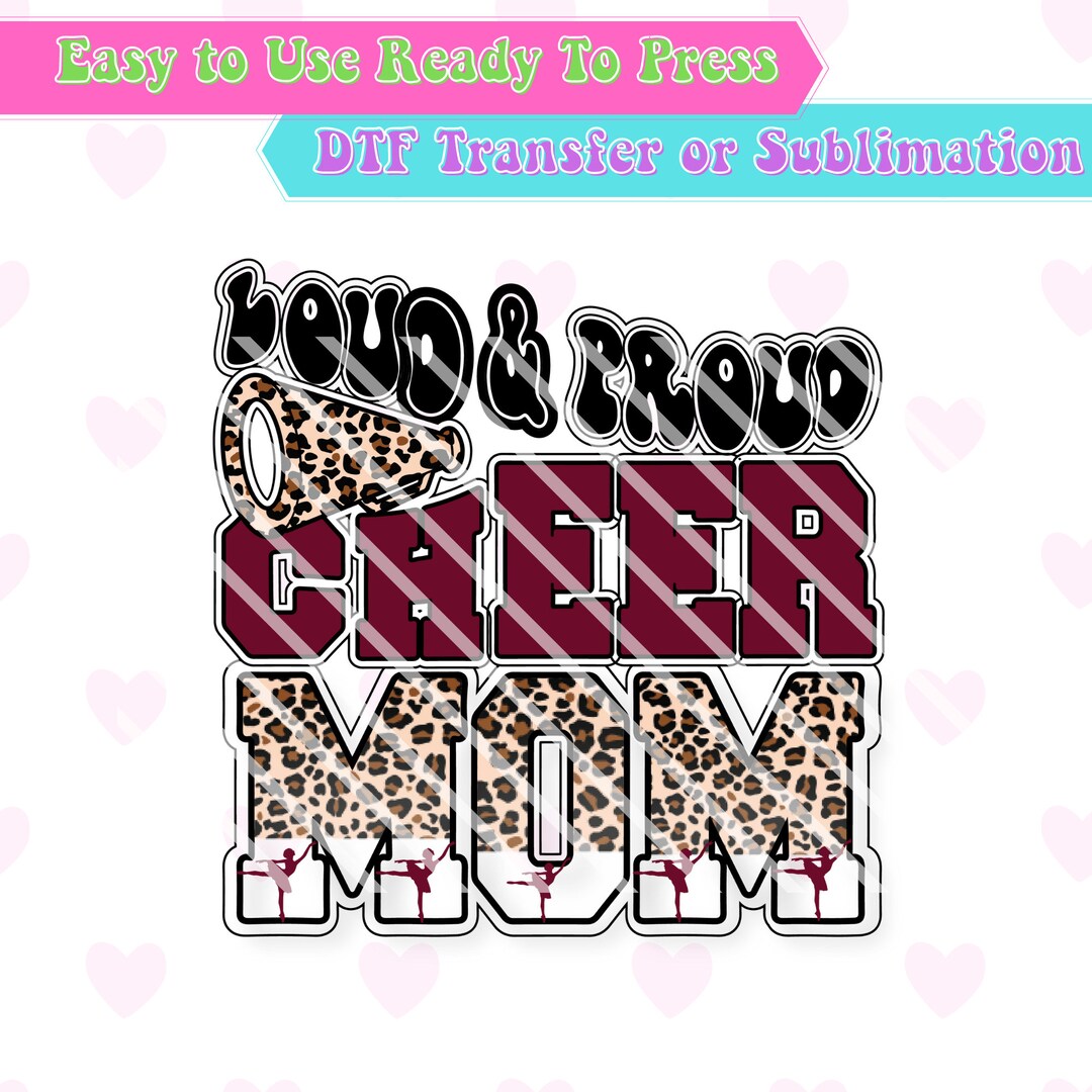 Cheer DTF Sublimation | Cheerleader Gift | Cheer Tshirt Transfer ...