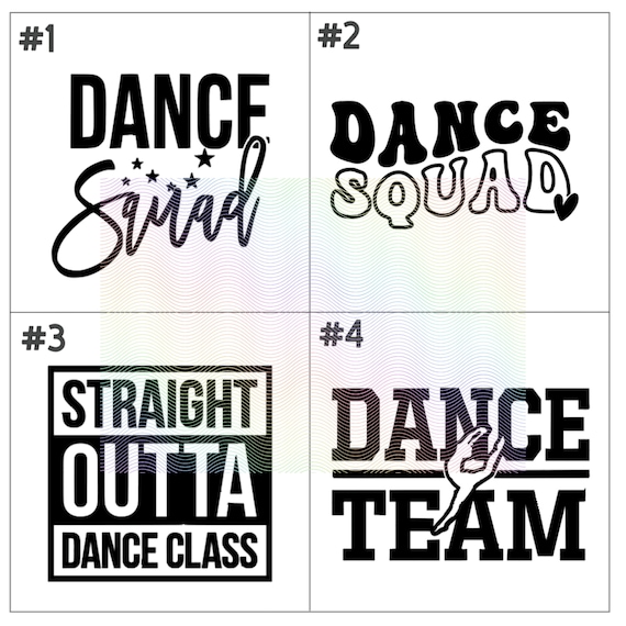Dance Team Iron on Decal Dance Iron on Custom Dance Patch - Etsy