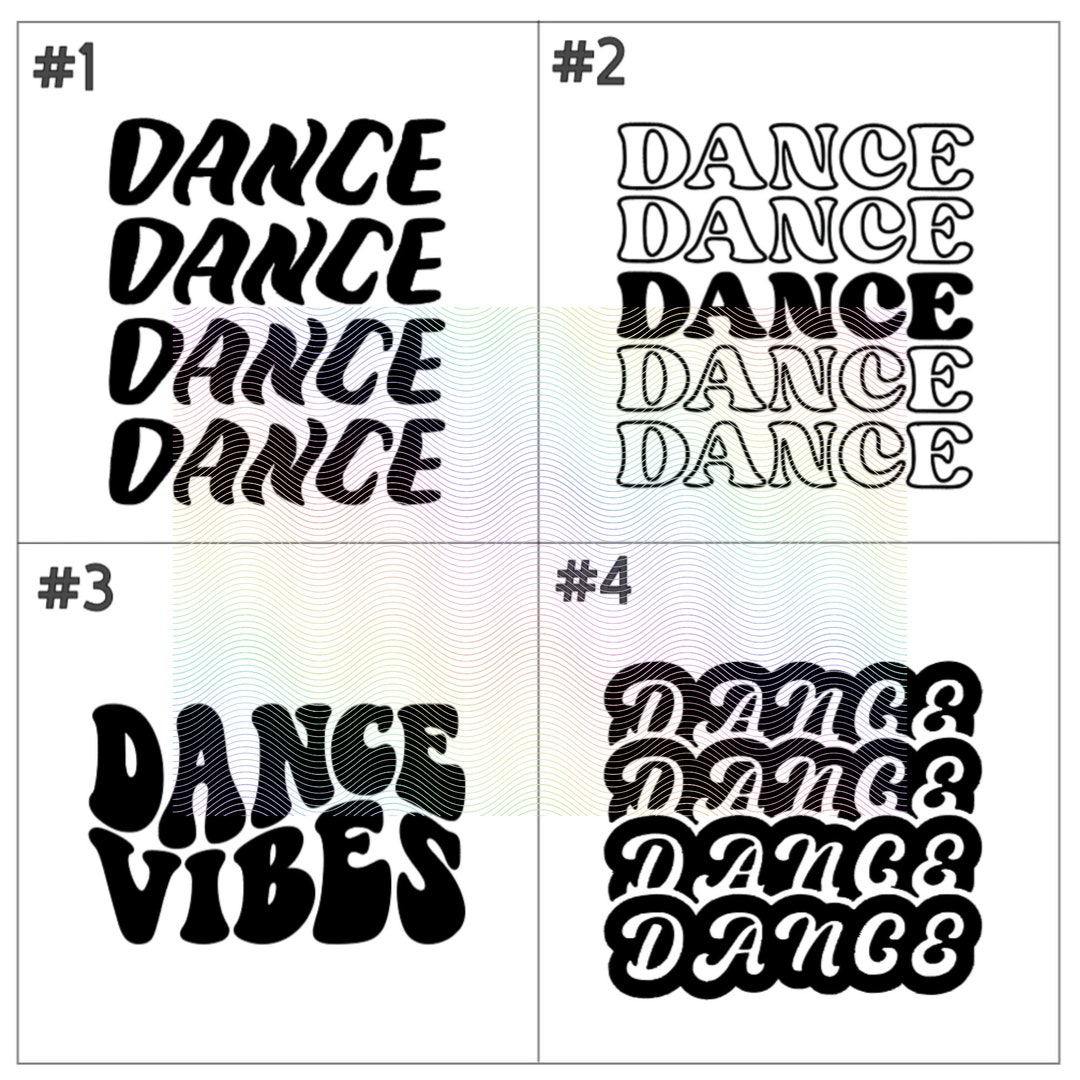 Dance Y2k Iron on Decal | Dance Iron on | Custom Dance Patch | Dance ...