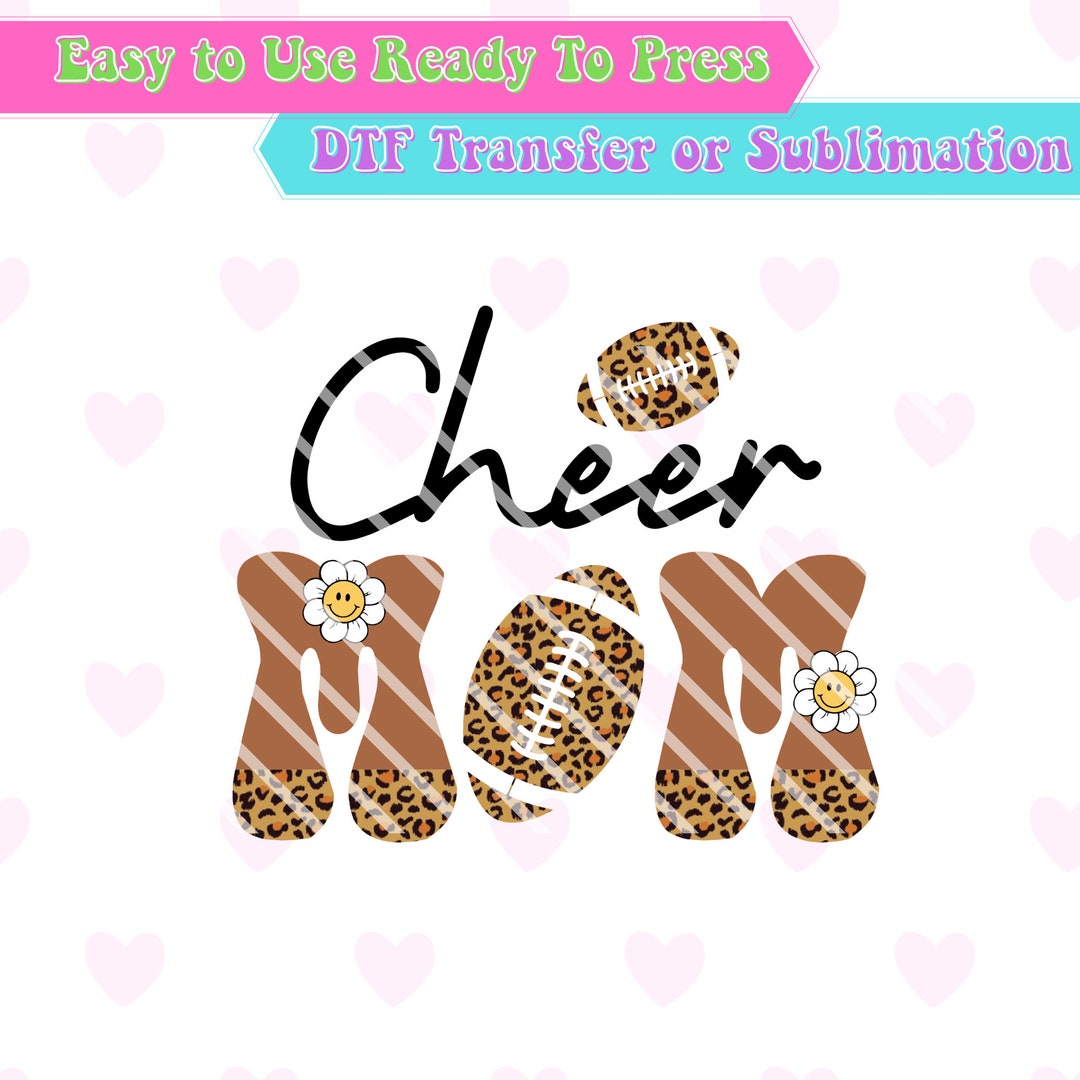 Cheer DTF Sublimation | Cheerleader Gift | Cheer Tshirt Transfer ...