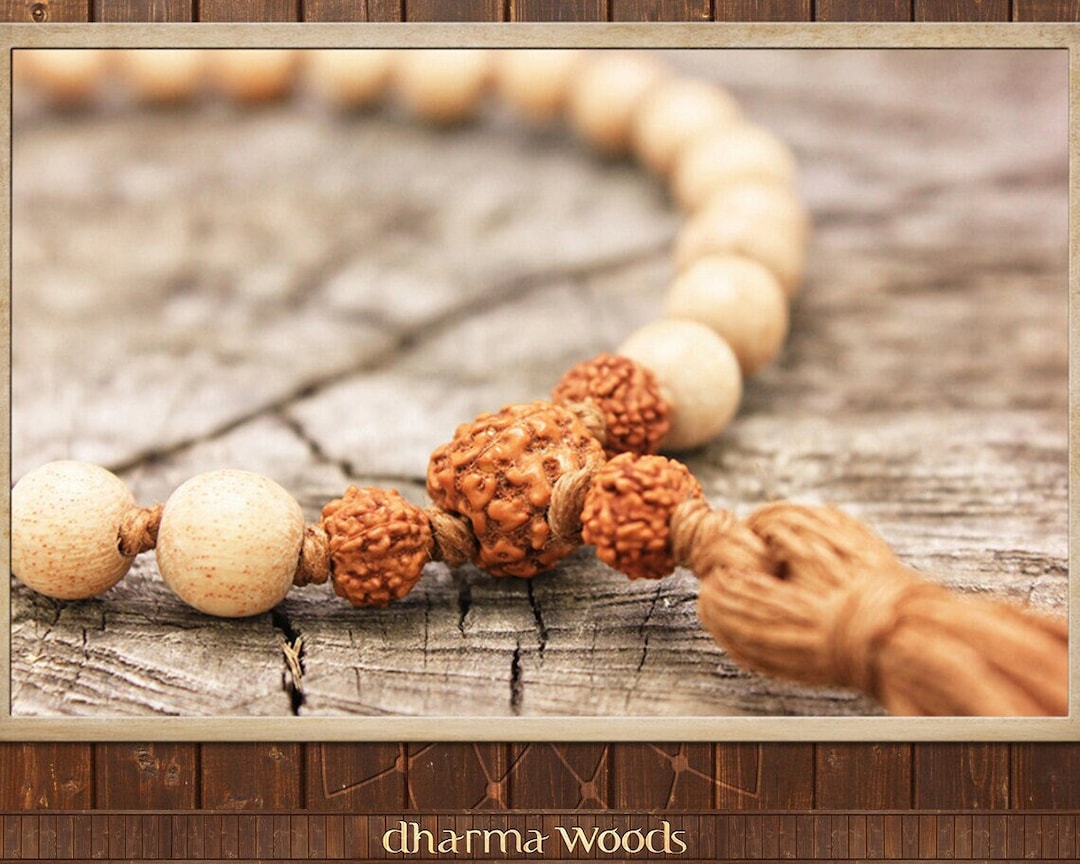 Grounding Rosewood Prayer 27 Beads, Joy 27 Beads Yoga Mala, Zen ...
