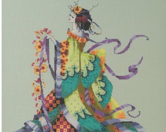 Duchess of Rouen Kit Cross Stitch Chart Beads Silk Floss | Etsy