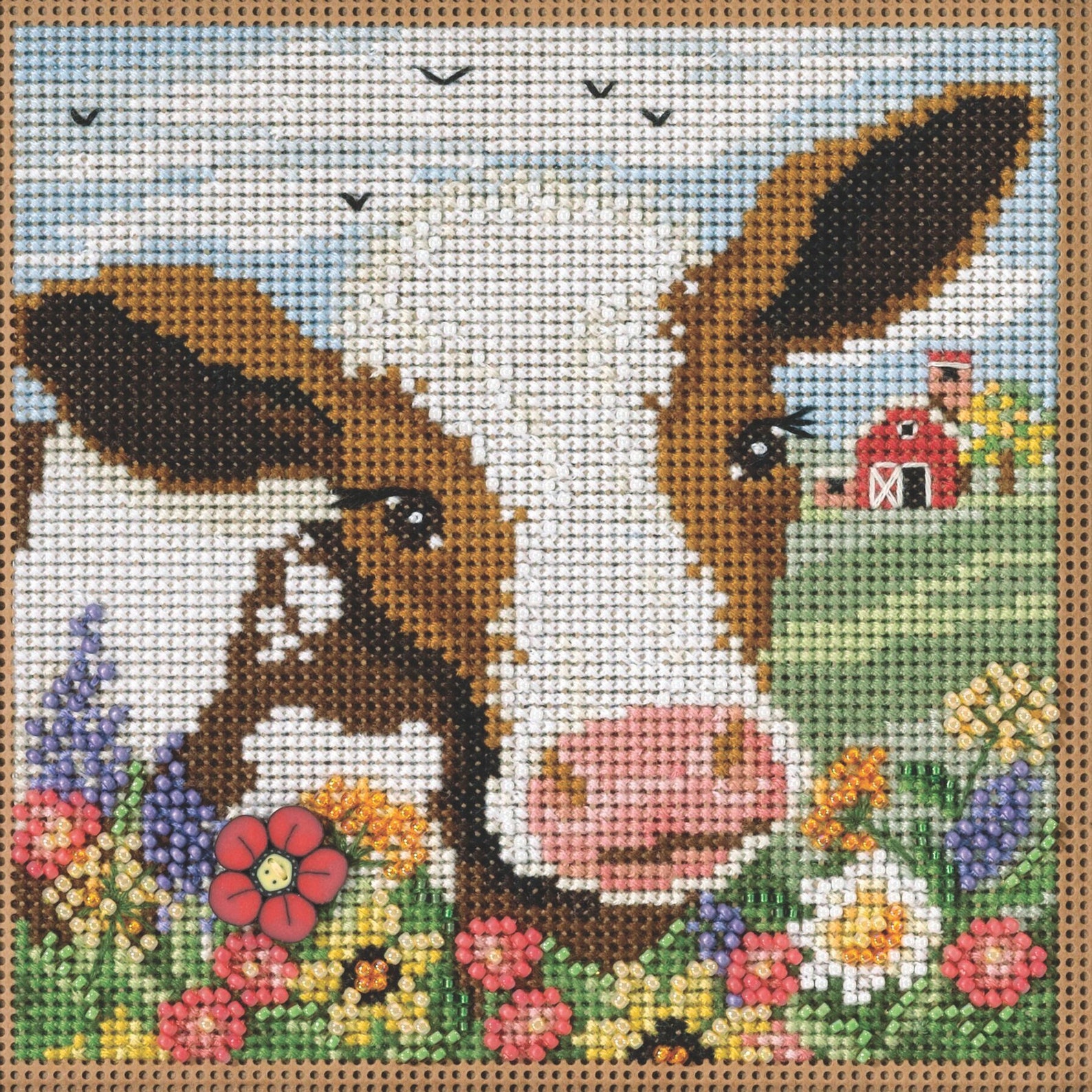 Spotted Cow Cross Stitch Kit Mill Hill 2023 Buttons & Beads - Etsy