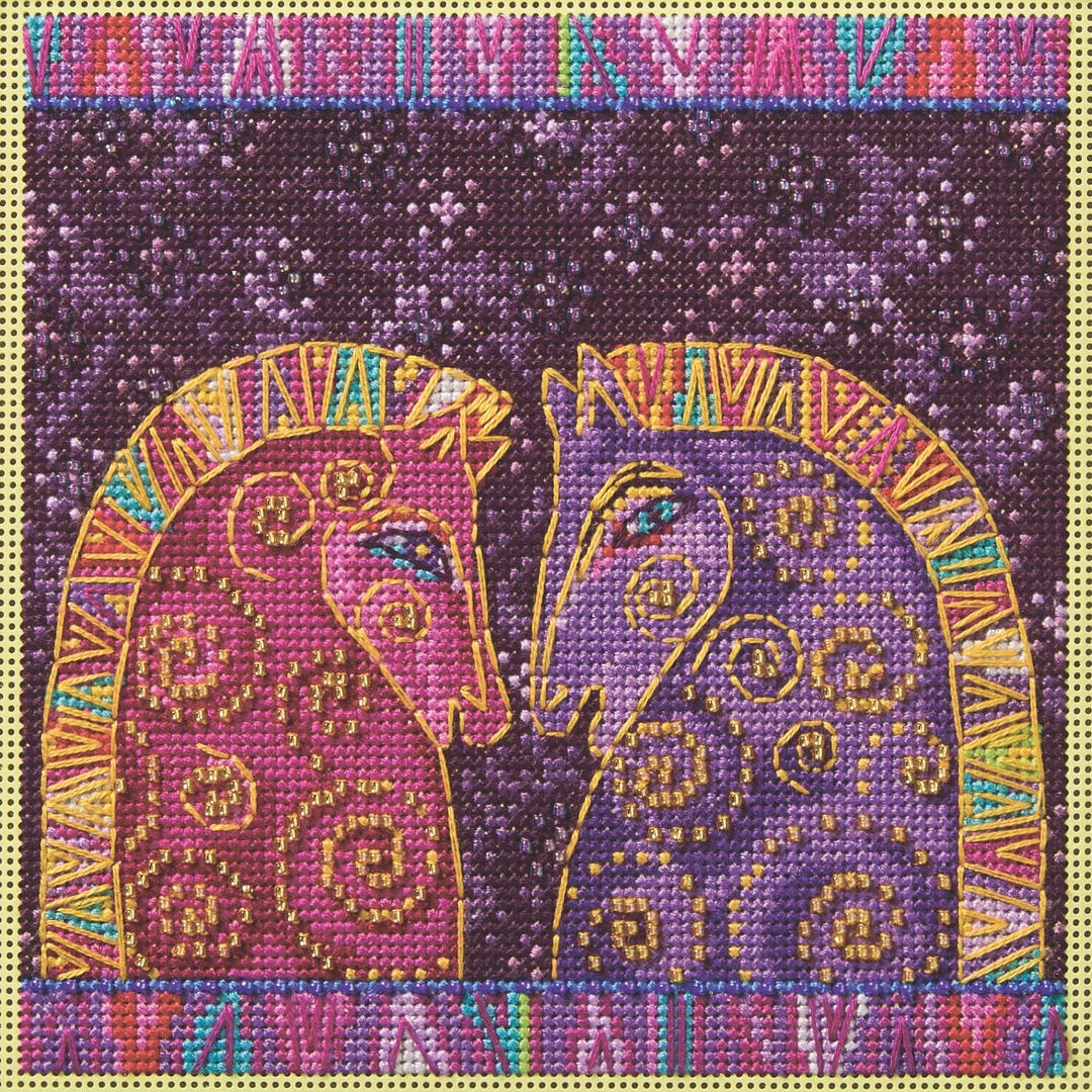 Fuchsia Mares Cross Stitch Kit Mill Hill 2025 Laurel Burch LB142513 - Etsy