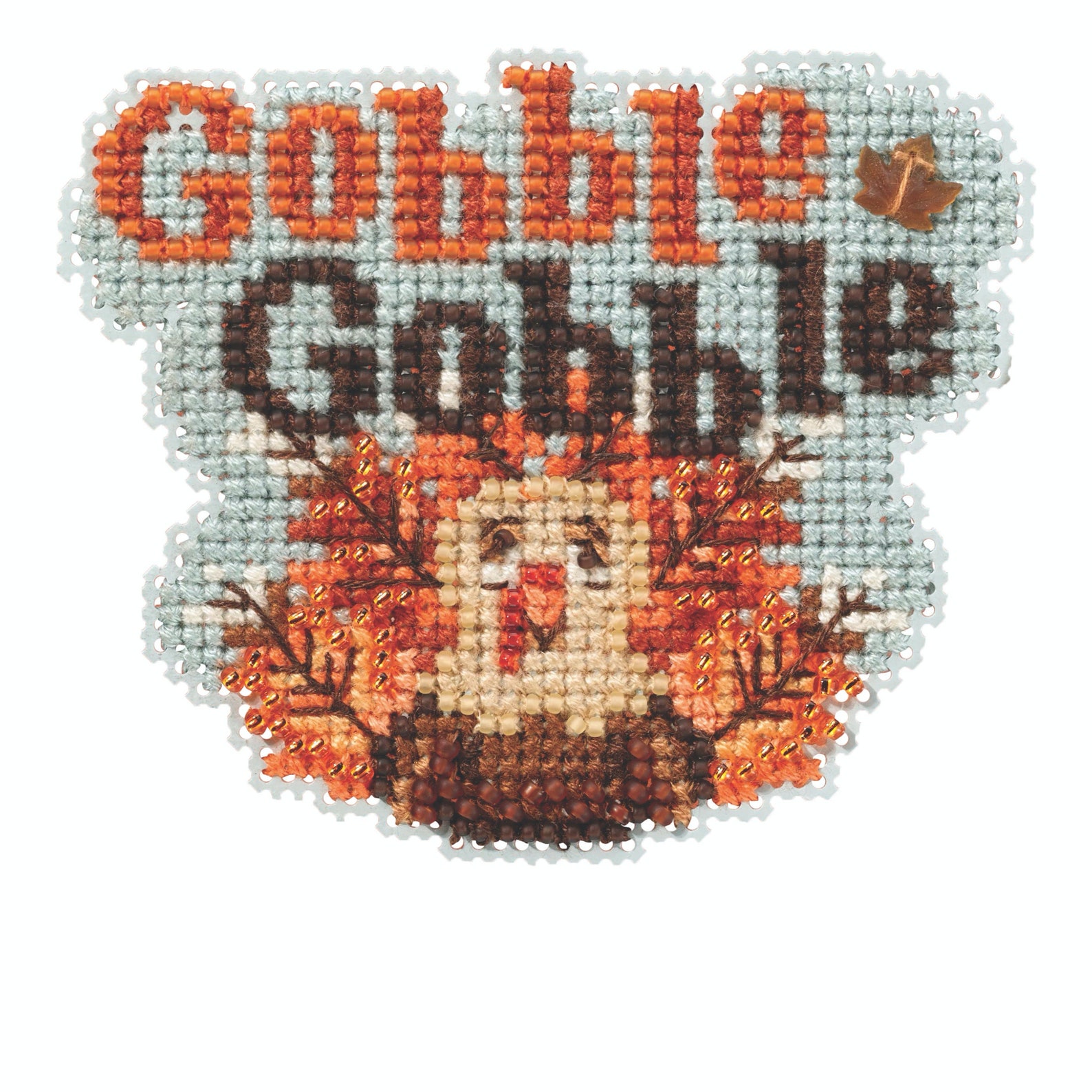Gobble Gobble Beaded Cross Stitch Kit Mill Hill 2020 Autumn - Etsy