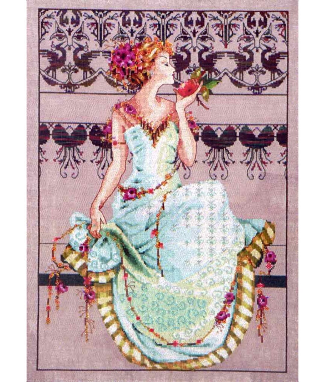 Persephone Kit (cross Stitch Chart, Beads, Silk Floss) Mirabilia MD127 ...