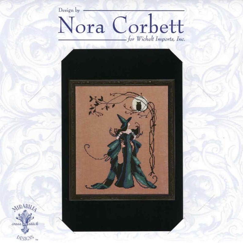 Minerva Kit cross Stitch Chart Fabric Beads Nora Corbett - Etsy