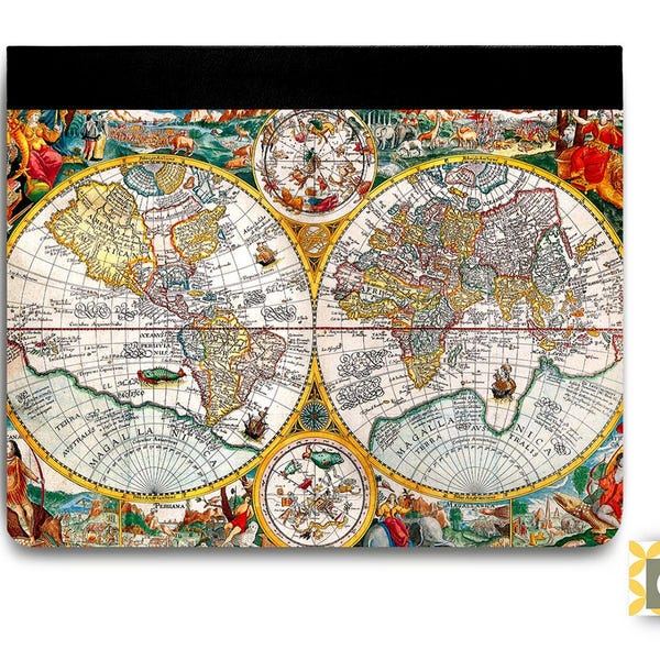 Antique World Map Case - Etsy