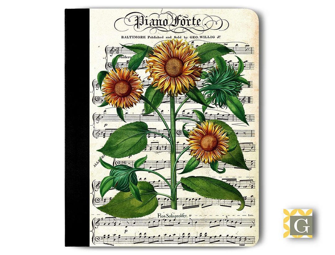 Vintage Sunflowers iPad Case, iPad Pro Case, iPad Air Case, iPad Mini ...