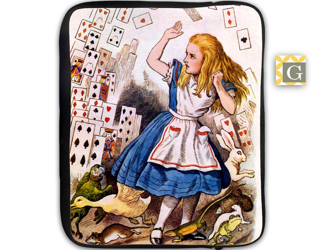 Alice in Wonderland Cards iPad Case, Laptop Bag, Laptop Sleeve, Laptop ...