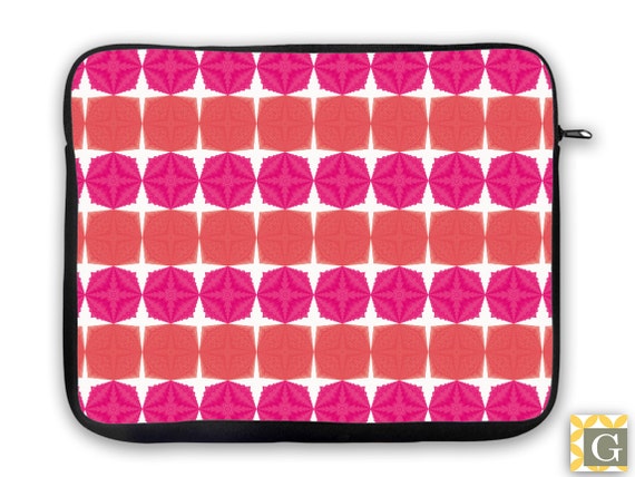 Geometric Abstract Hot Pink Ipad Case Laptop Bag Laptop | Etsy