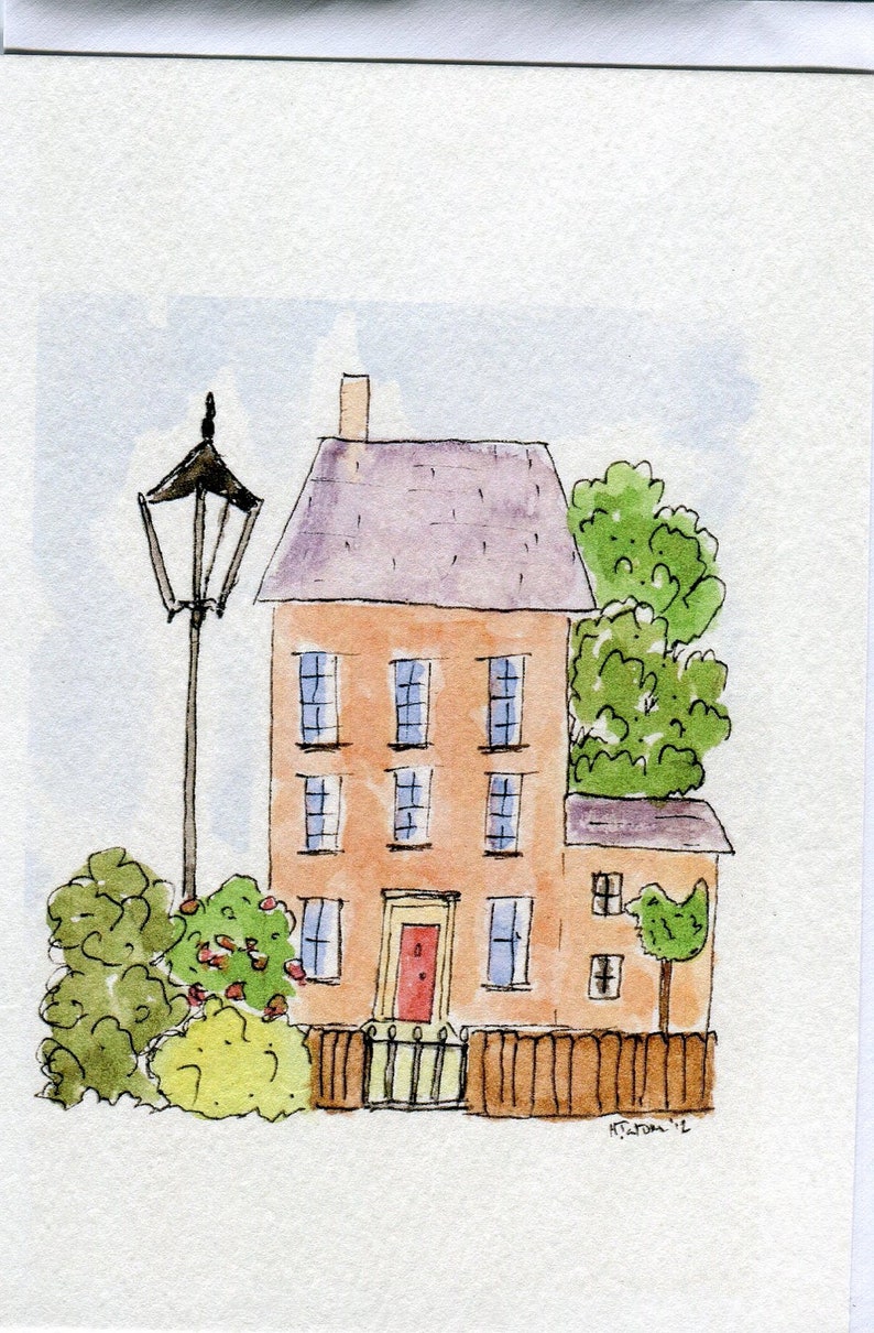 New House Card New Home Card Handmade and Printed From My Original ...
