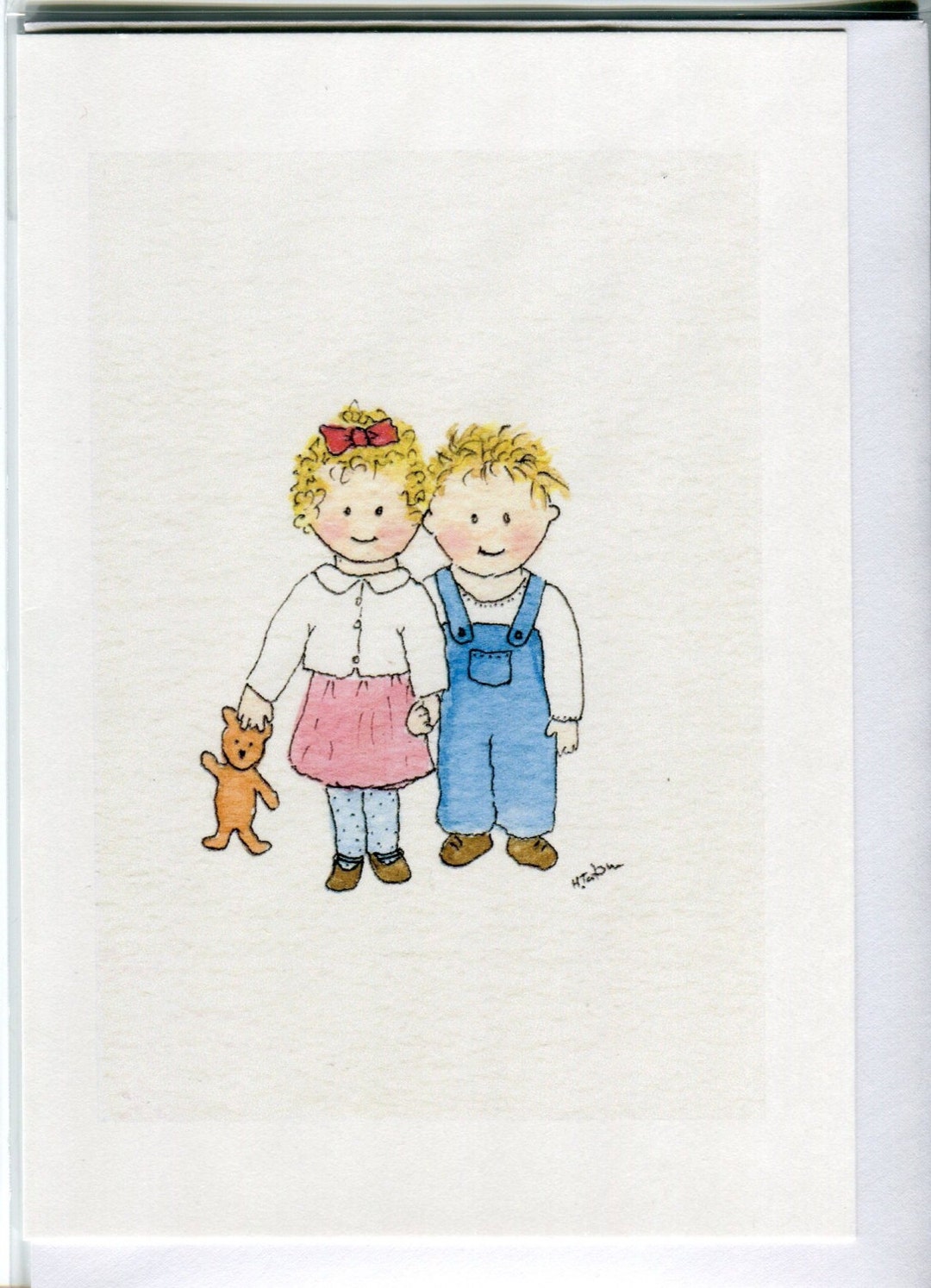 Sibling Card, Brother and Sister Card Handmade and Printed From My ...