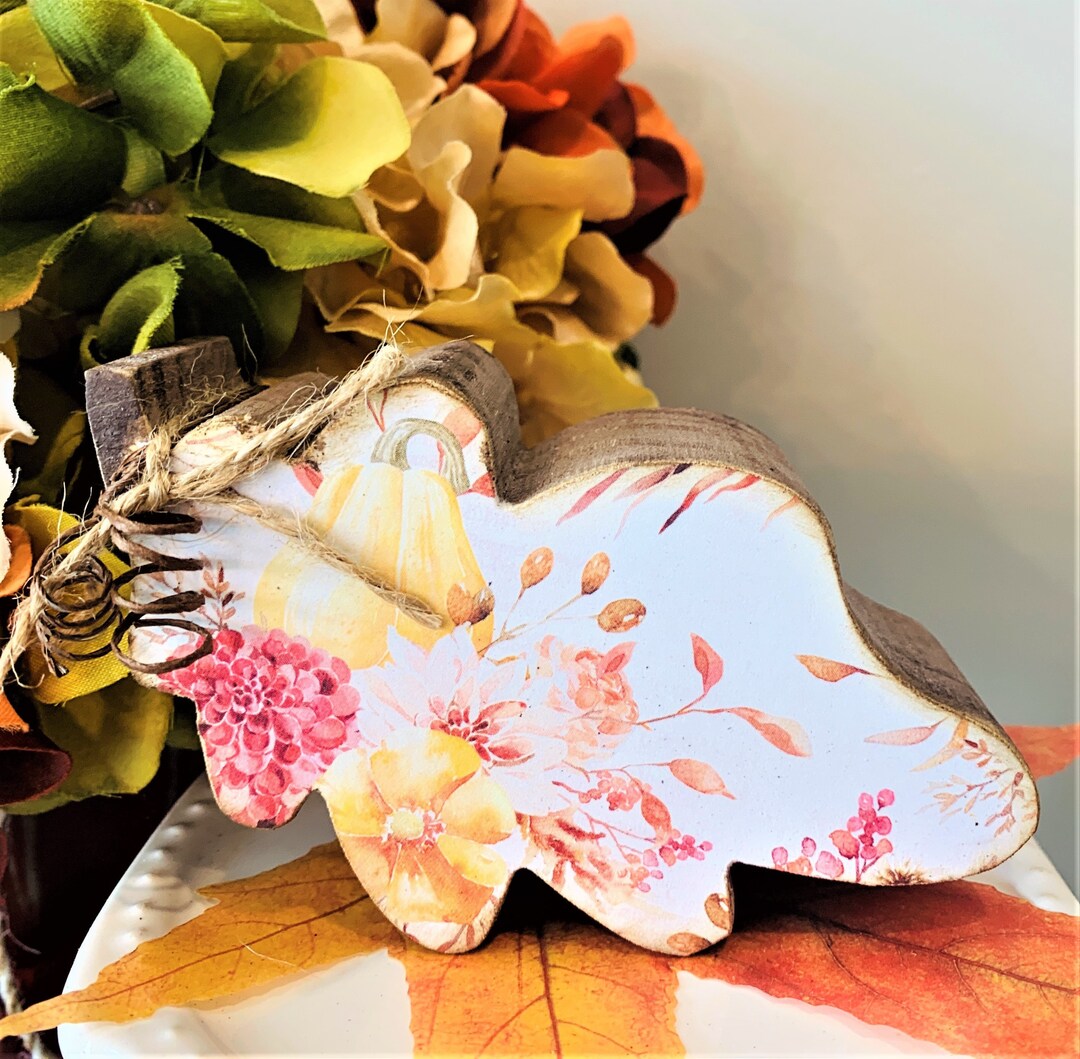 RTS, NEW Wood Fall Leaf; Oak Leaf, Farmhouse Decor; Fall, Autumn Decor ...