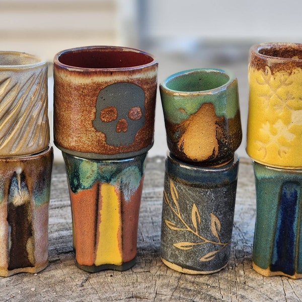 Ceramic Shot Glass - Etsy