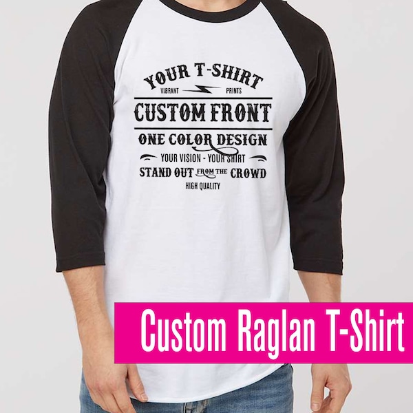 Raglan T Shirt - Etsy