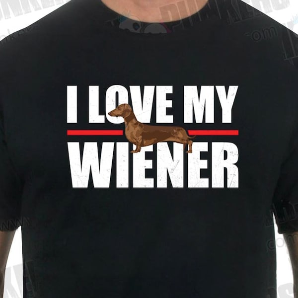 I Love My Weiner Shirt - Etsy
