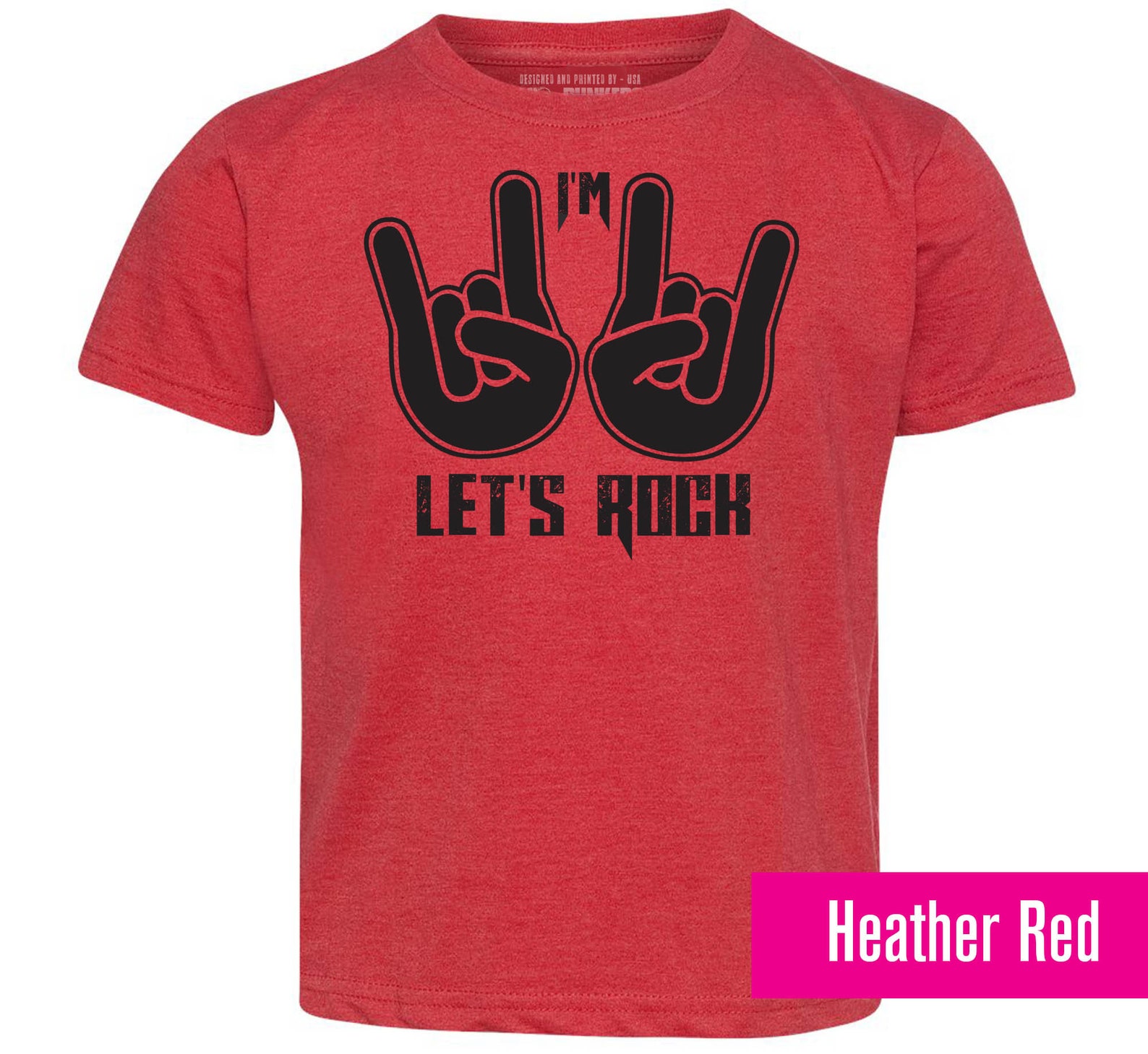 4th Birthday Shirt I’m 4 Let’s Rock Birthday T-shirt Personalized ...