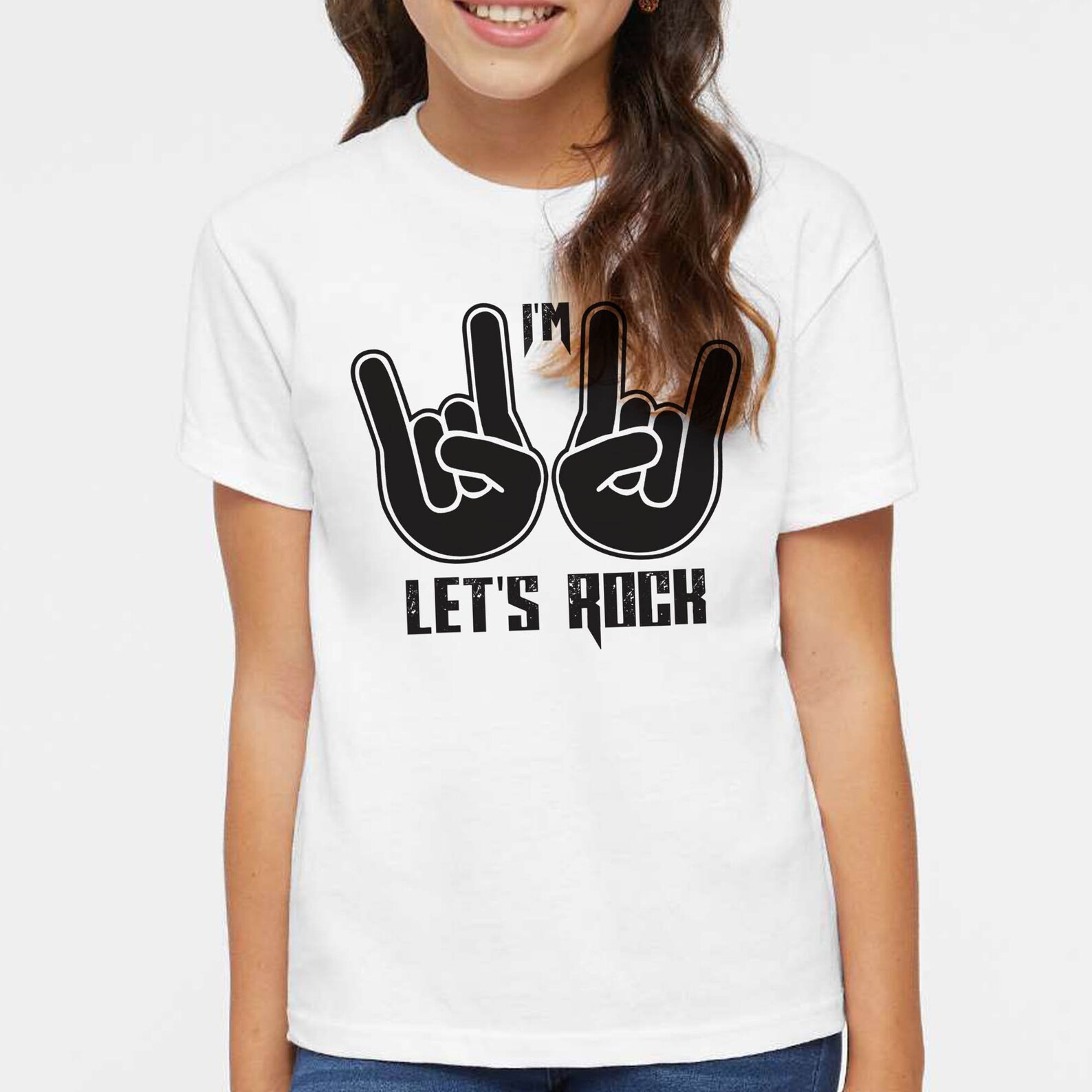 4th Birthday Shirt I’m 4 Let’s Rock Birthday T-shirt Personalized ...