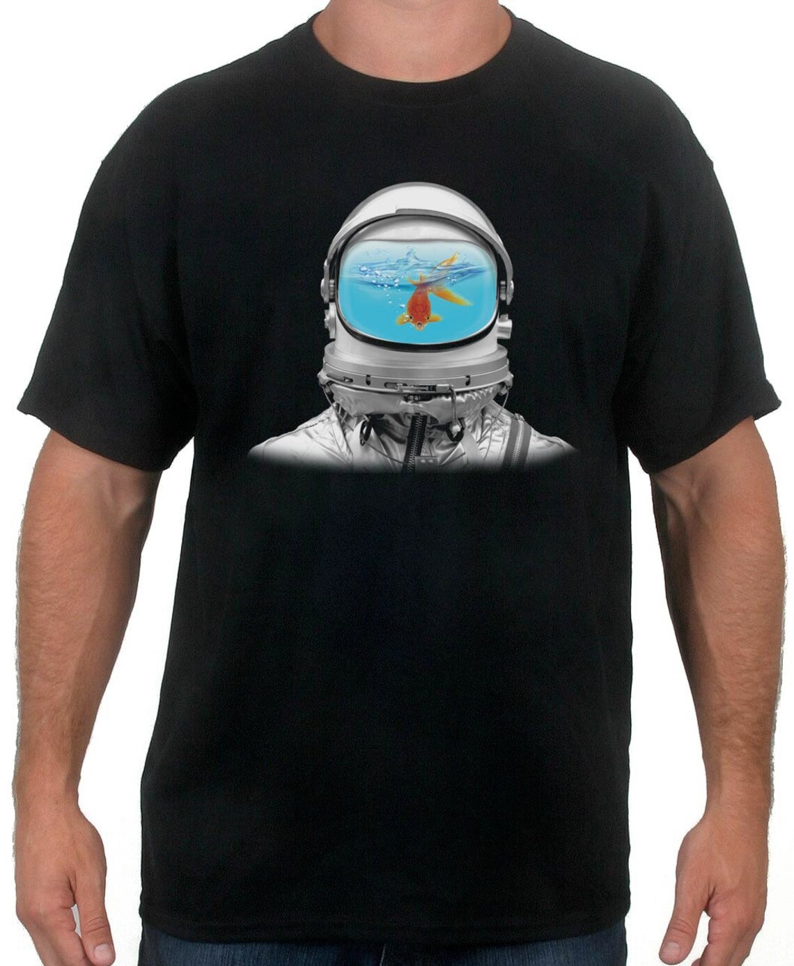 Fish Tank Astronaut Men's T-shirt - Etsy