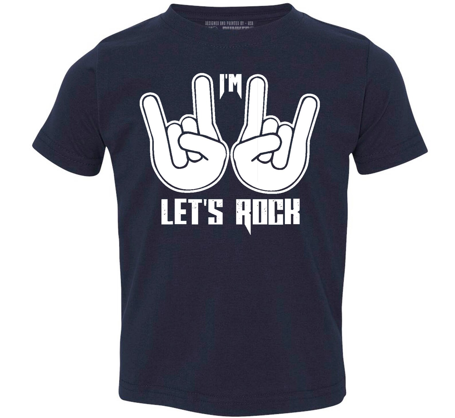 4th Birthday Shirt I’m 4 Let’s Rock Birthday T-shirt Personalized ...