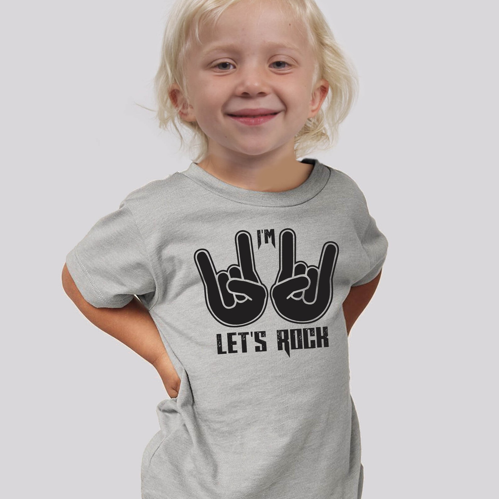 4th Birthday Shirt I’m 4 Let’s Rock Birthday T-shirt Personalized ...