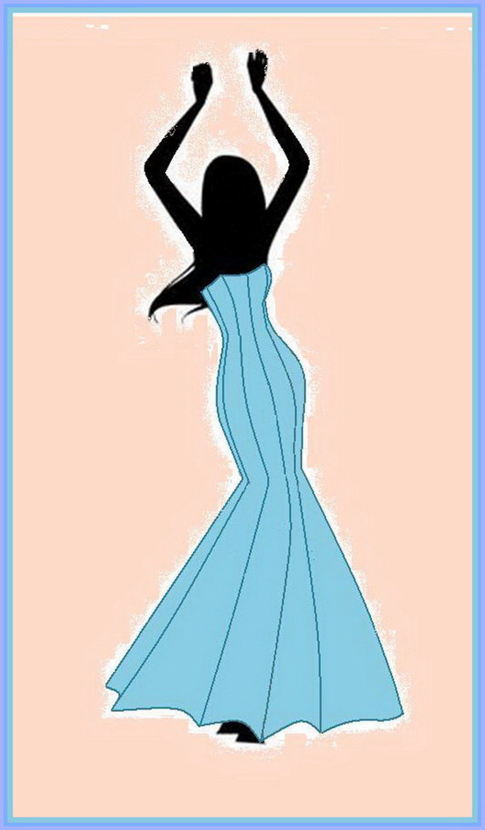 A PDF Sewing Pattern-digital Download Strapless Mermaid Dress From ...