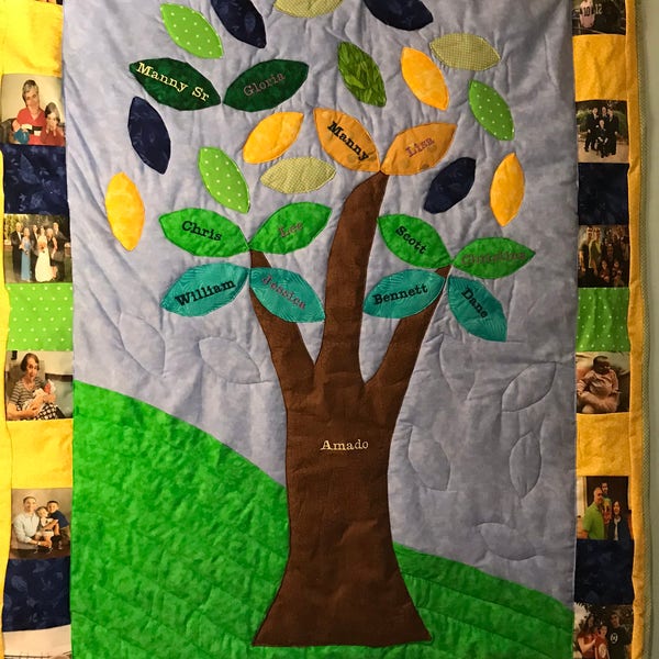 Family Tree Quilt - Etsy