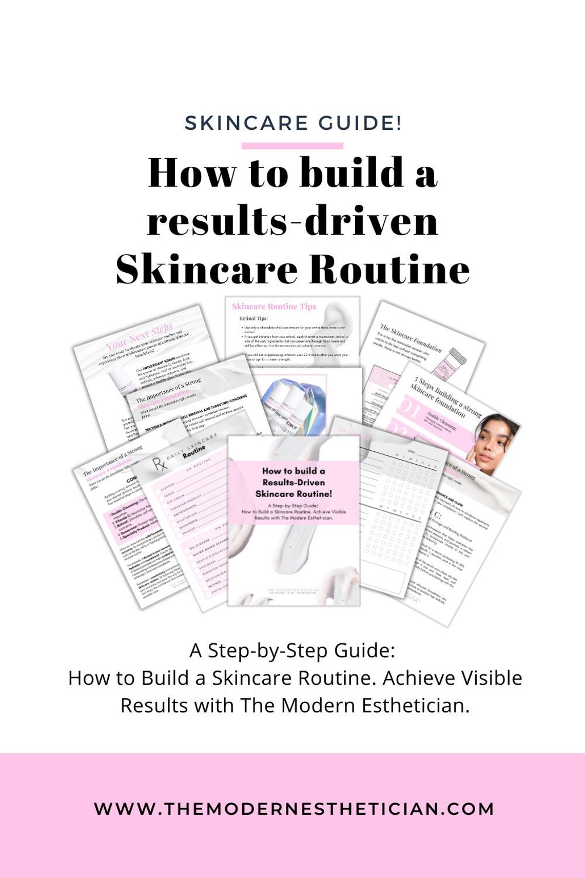 How to Build a Skin Care Routine Printable Guide. Skincare Planner, A4 ...