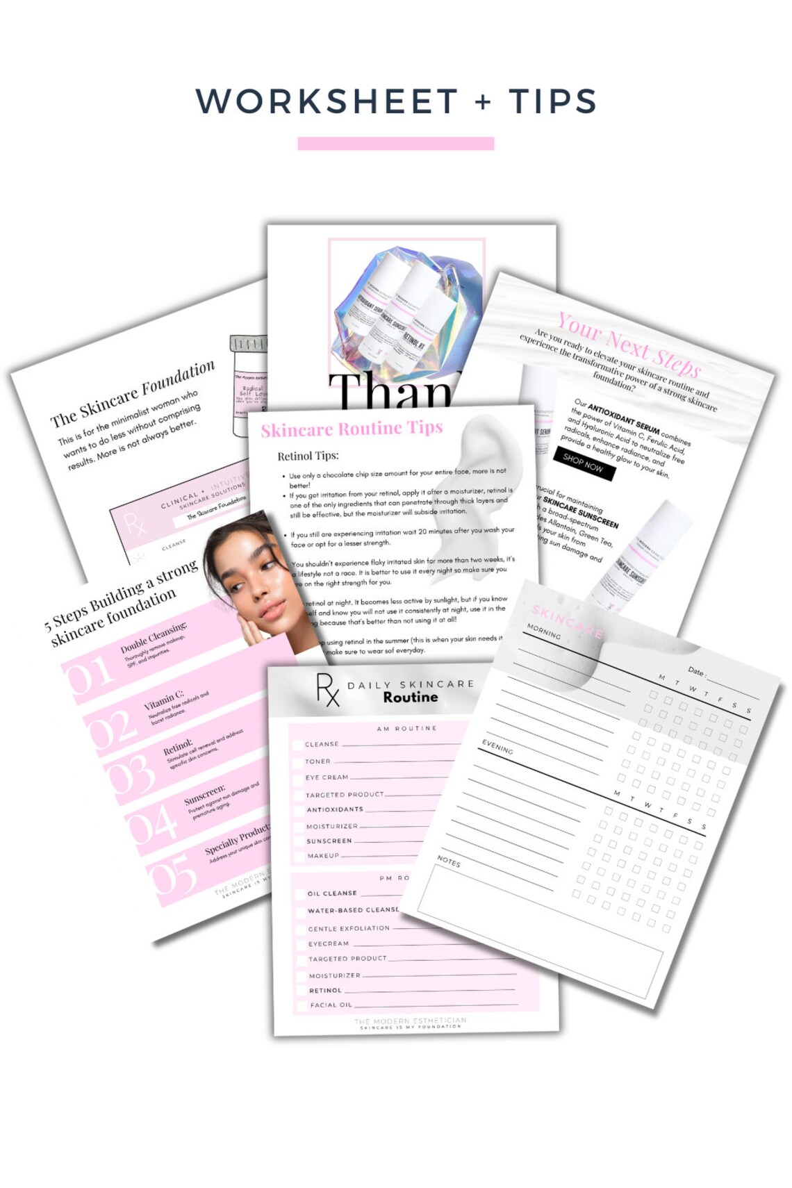 How to Build a Skin Care Routine Printable Guide. Skincare Planner, A4 ...