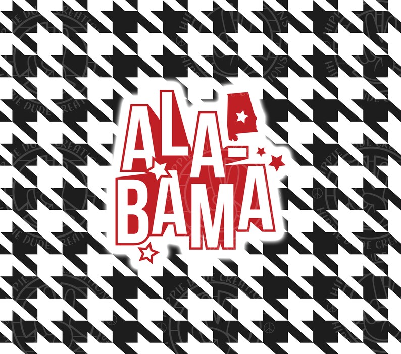 20oz Skinny Alabama Tumbler Wrap Design - Etsy