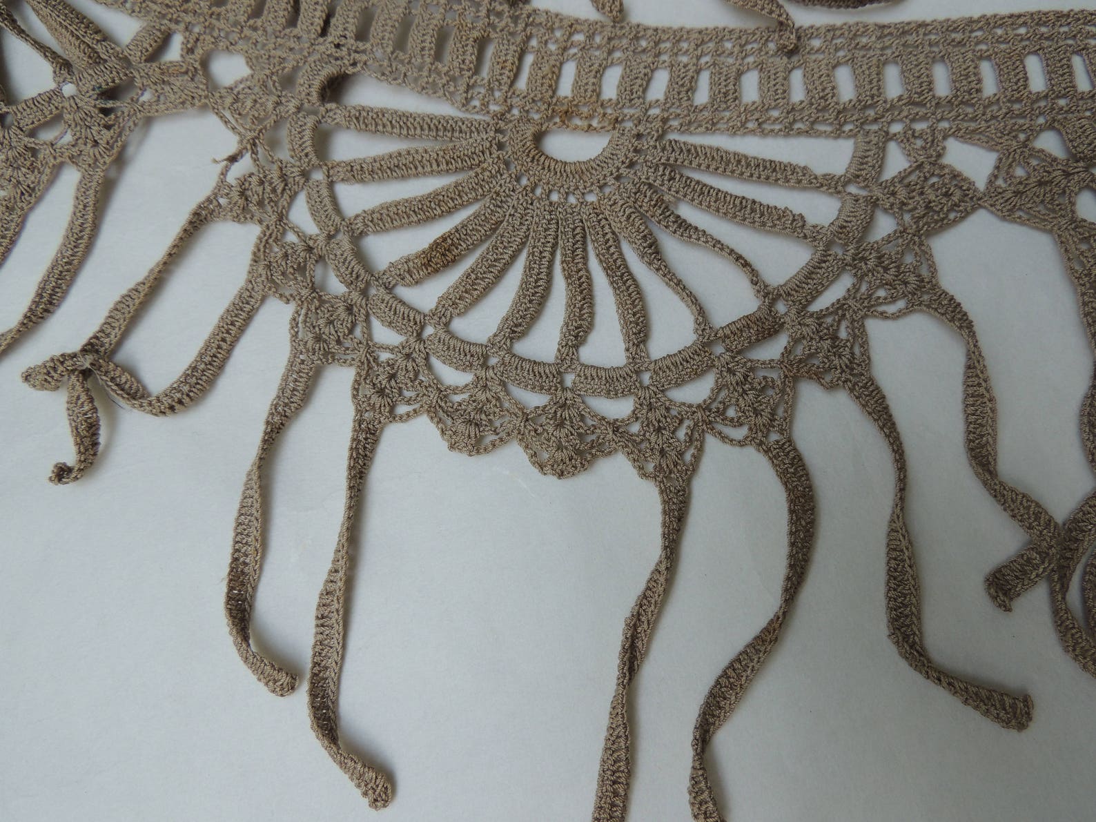 Hand Made Vintage Lace Antique Crochet Work Art Deco Style Old - Etsy