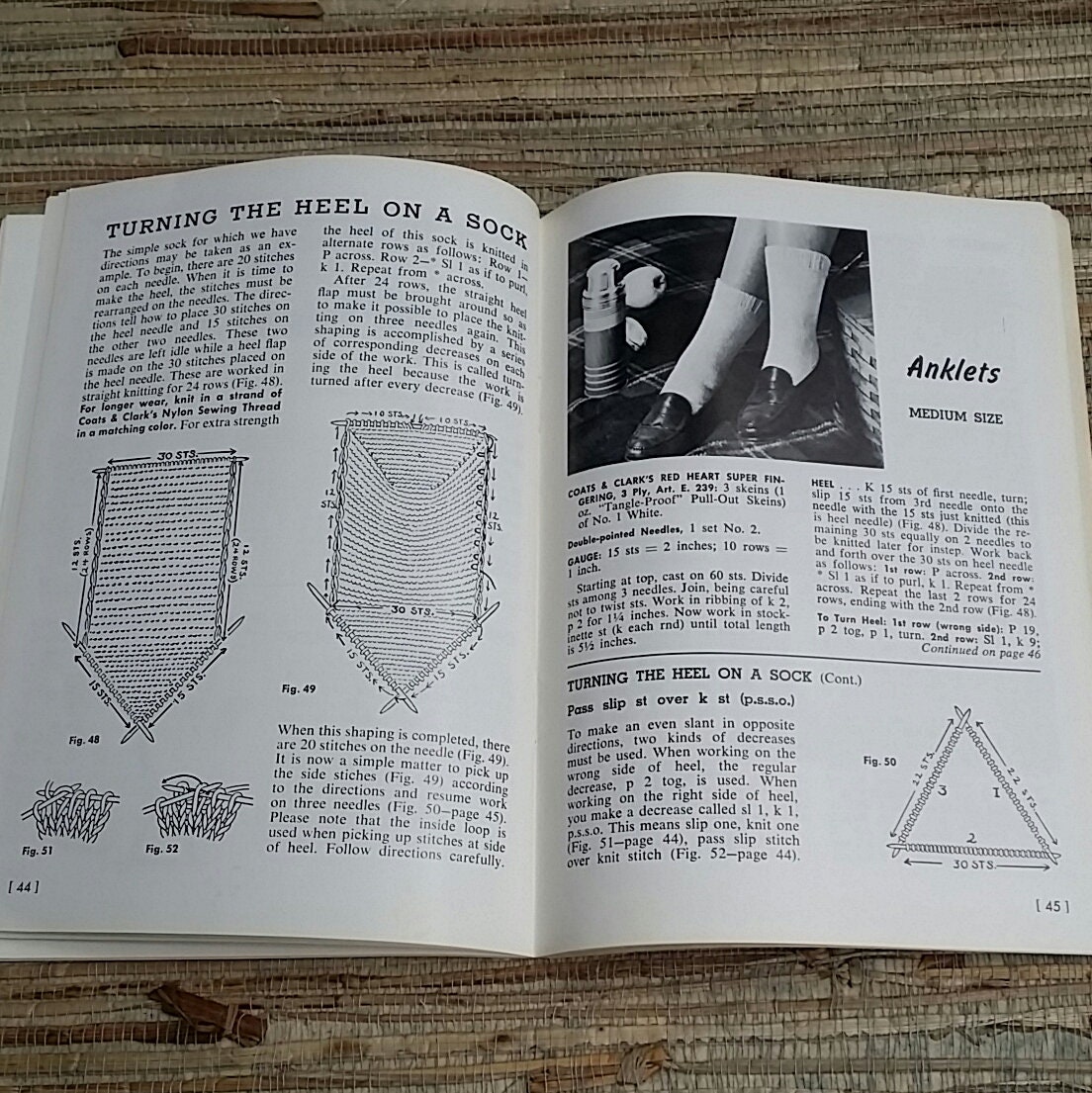 Vintage Learn How Book Distributed by Coats & Clark 1959 Copyright ...