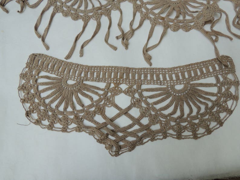Hand Made Vintage Lace Antique Crochet Work Art Deco Style Old - Etsy