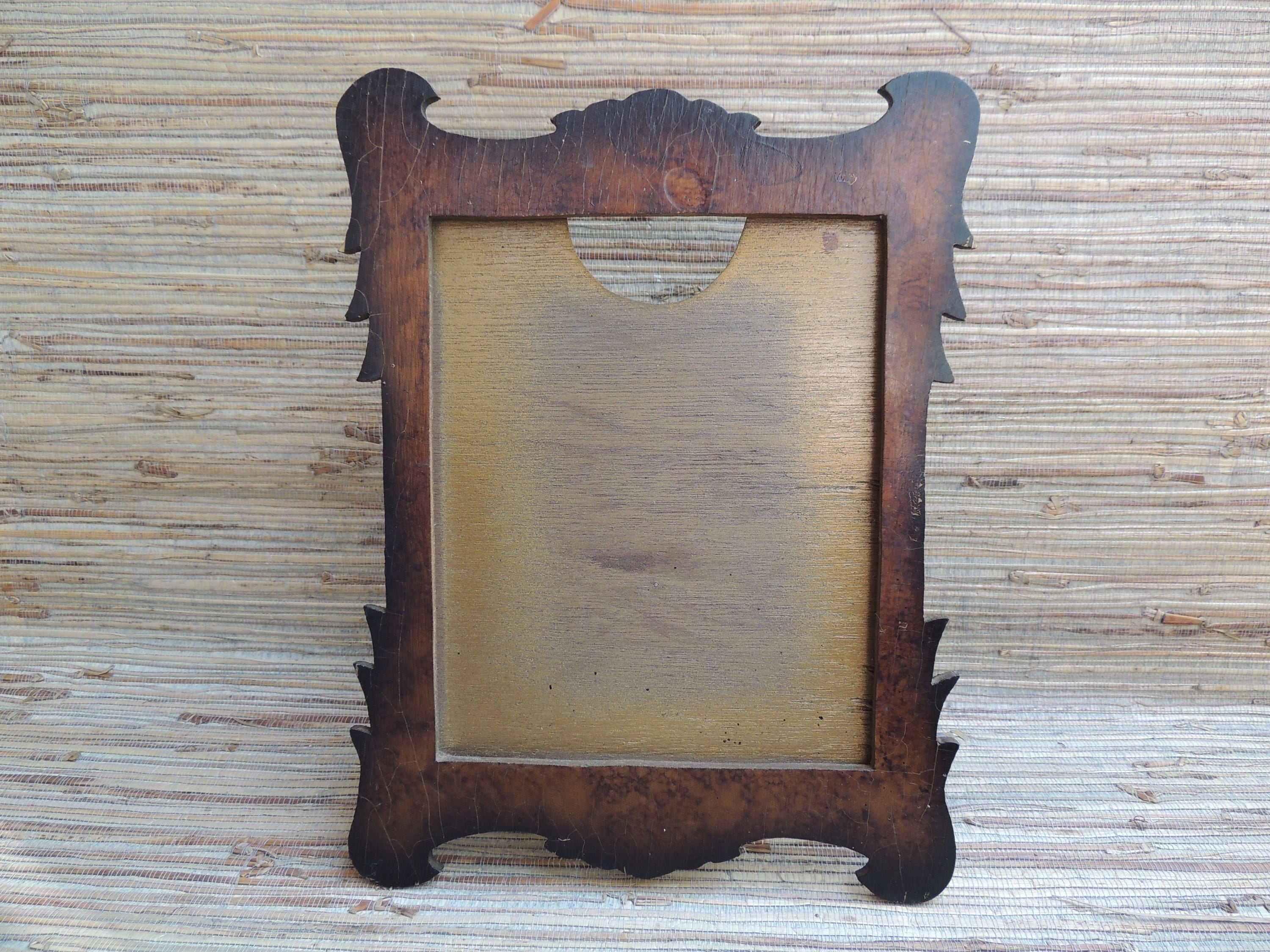 Handmade Vintage Picture Frame Rustic Primitive Federal Style Unique