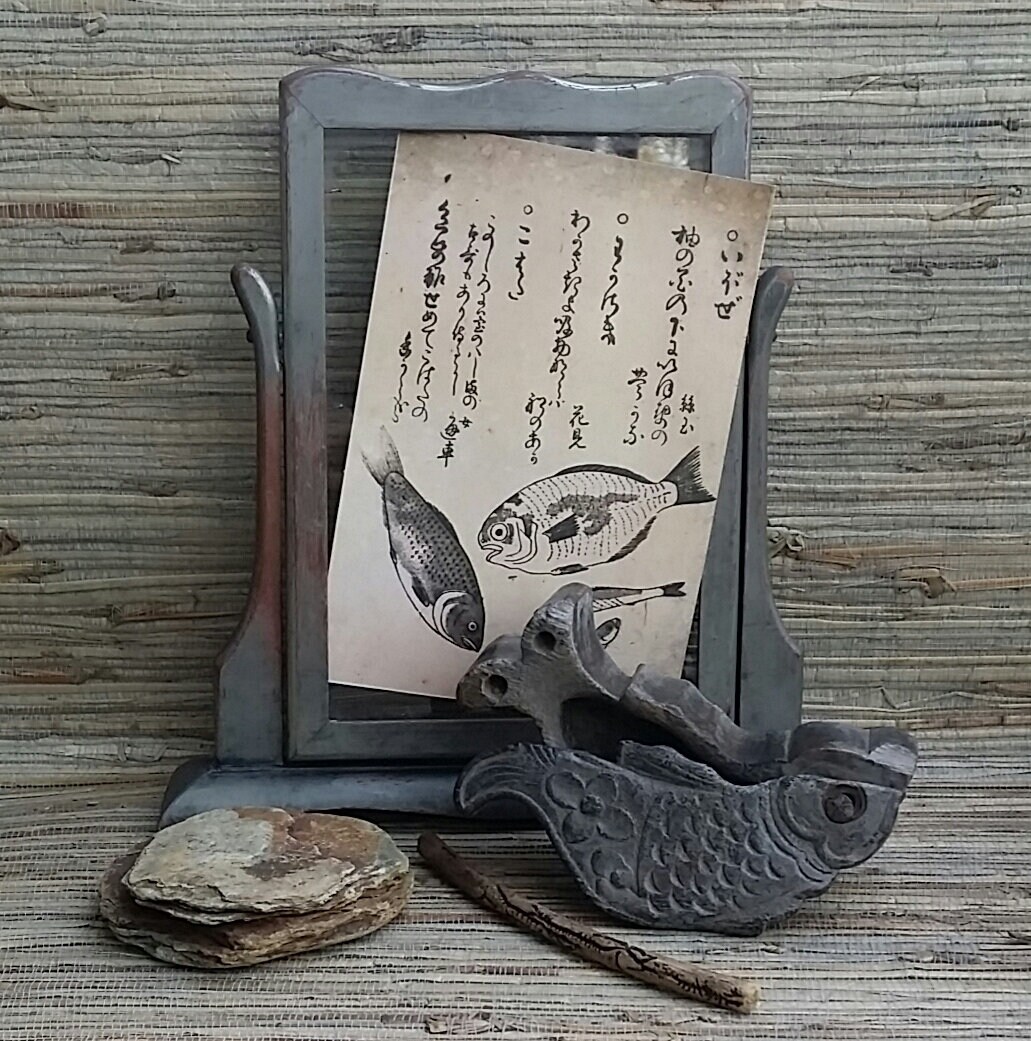 Antique Fish Shaped Wooden Box From India Old Carved Box Bohemian Style ...