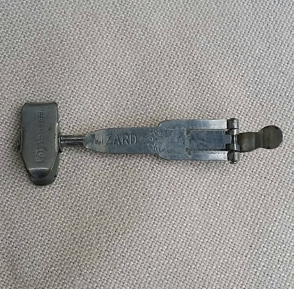 Vintage Wizard Brand Detachable Cuff Holder Pat.1989