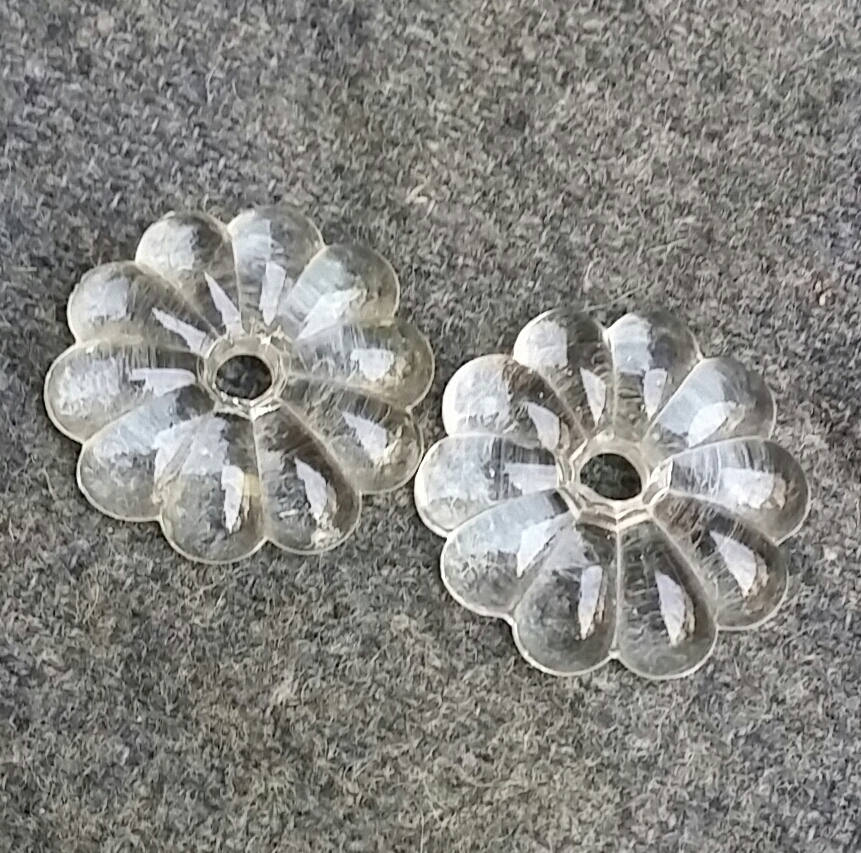 Vintage Glass Flower Chandelier Parts Lamp Parts