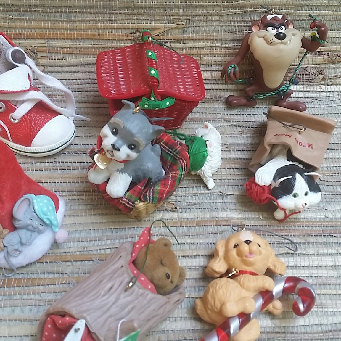 1990 Meow Mart Hallmark Keepsake Christmas Ornament Vintage Christmas