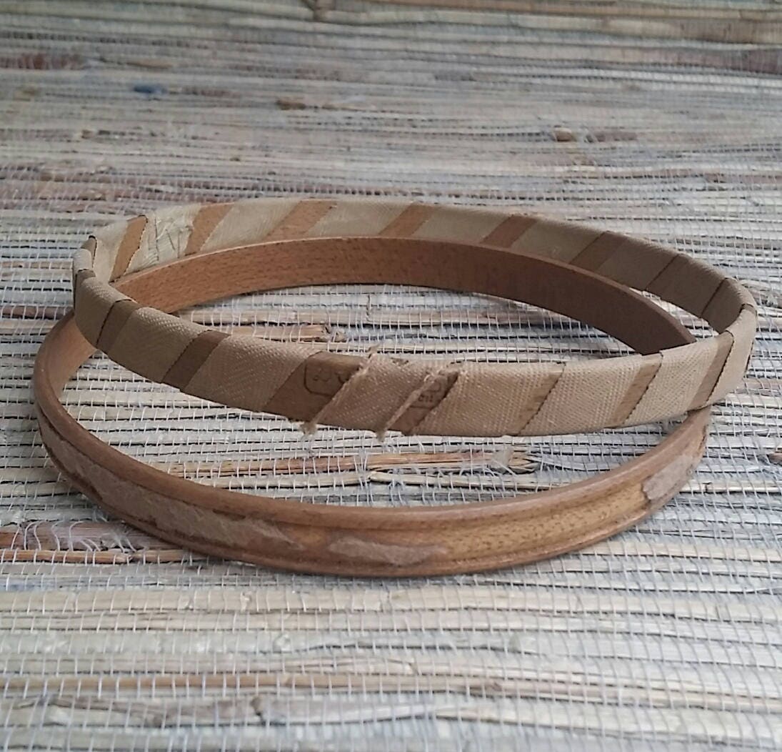 Vintage Duchess Oval & Round Wooden Embroidery Hoops