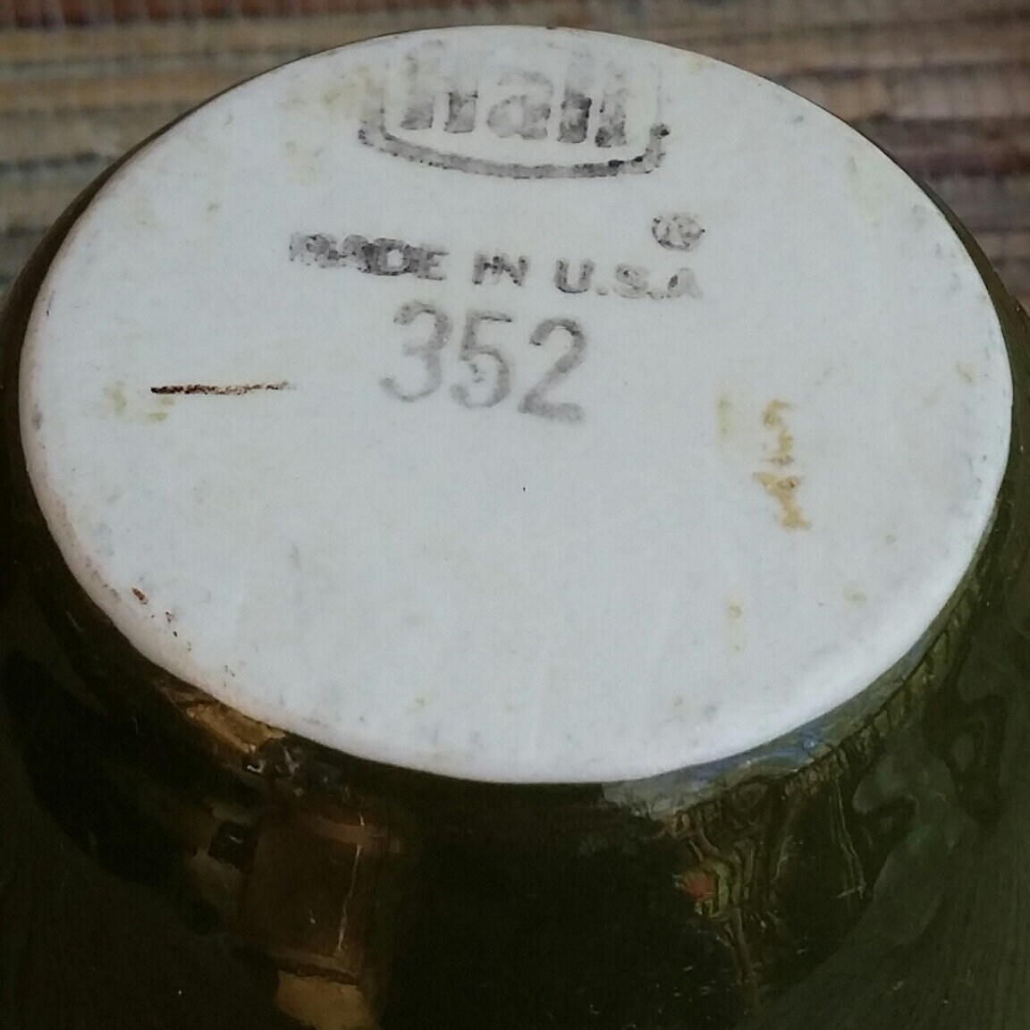 Vintage Restaurant Ware ANFORA Hall FRAUNFELTER China Green Hall ...