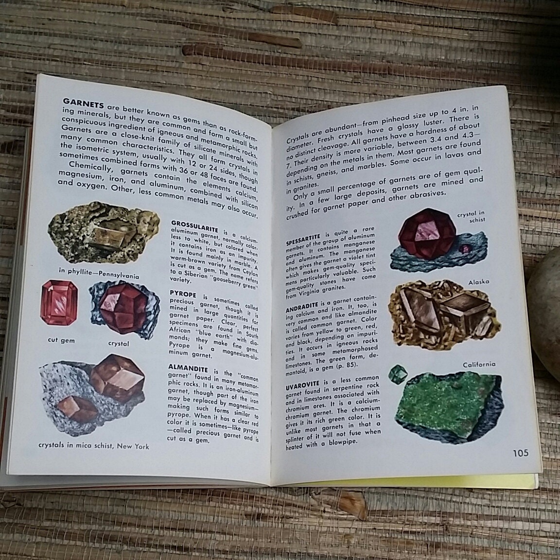 Golden Nature Guide Rocks And Minerals by Golden Press and Western ...