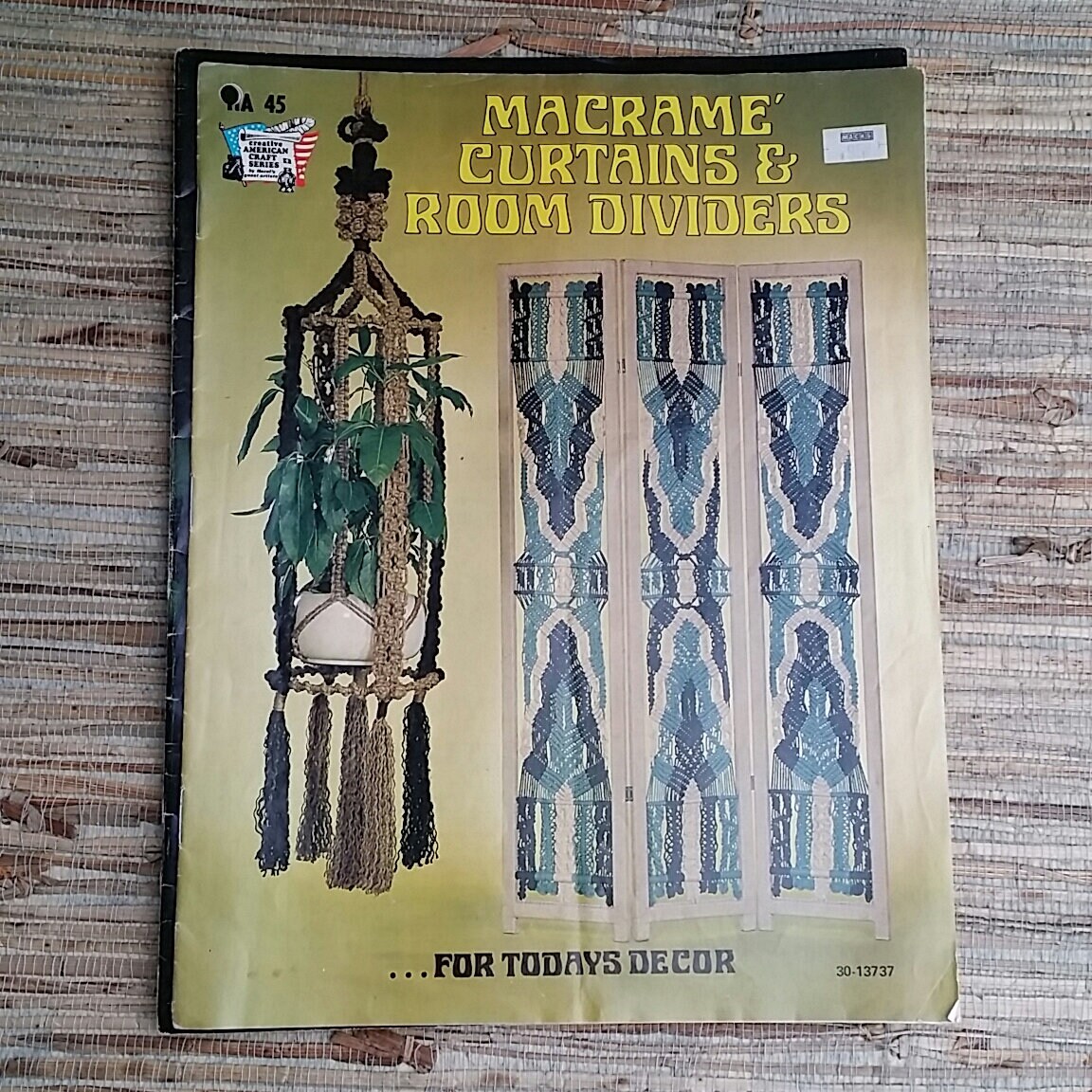 Nine Vintage 1970s Macrame Pattern Booklets Instructions Diagrams ...