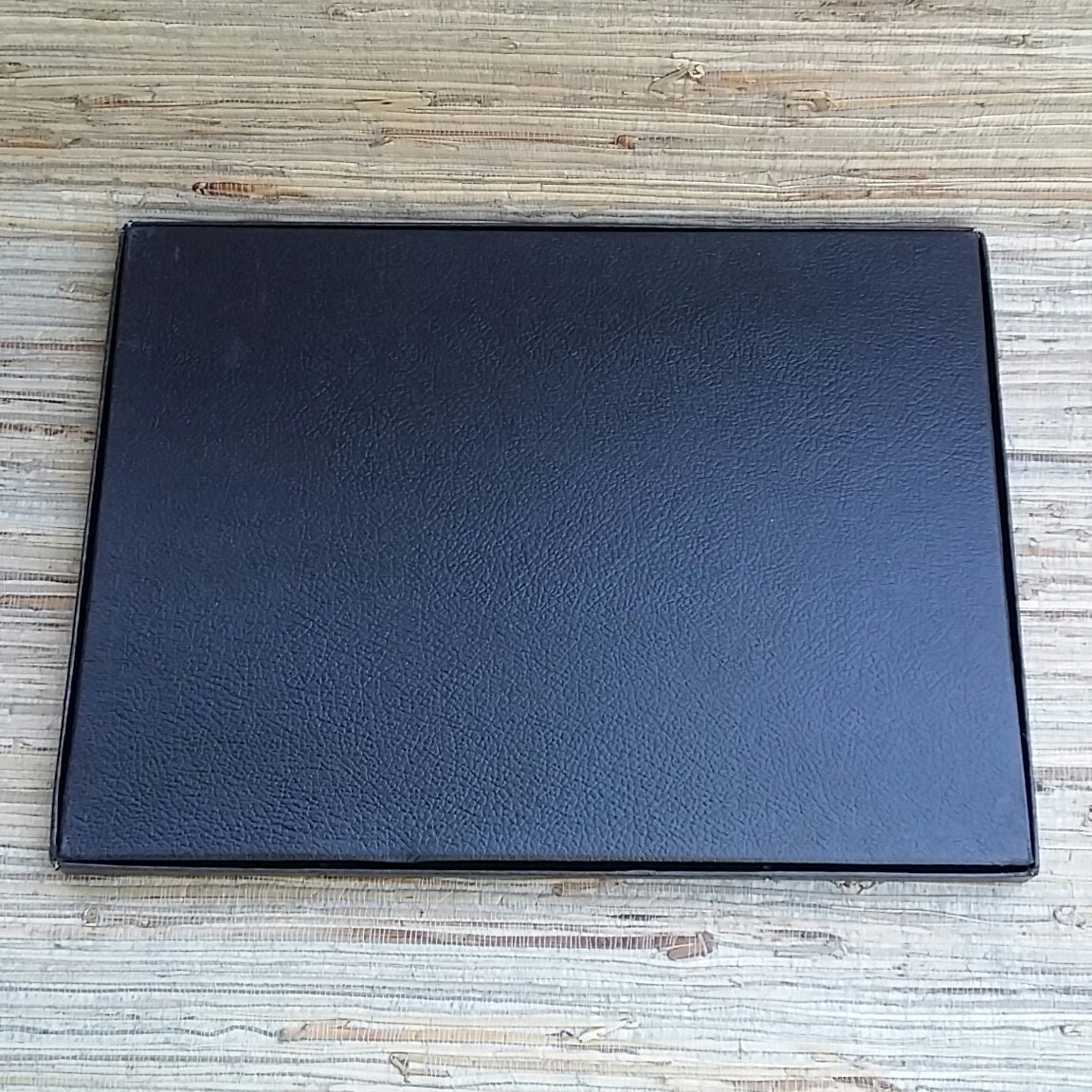 Vintage Specimen Display Case/Box With Glass Front Black Cardboard With ...