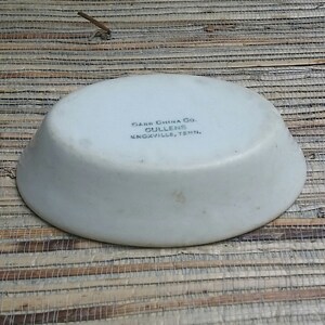 Carr China Co. Cullens Knoxville, Tenn. Oval Bowl Black Transfer Ware Maythorne Pattern - Etsy