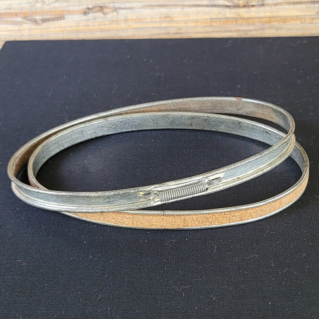 Vintage Oval Metal Embroidery Hoop Cork Insert - Etsy