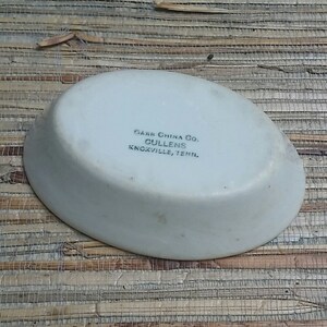 Carr China Co. Cullens Knoxville, Tenn. Oval Bowl Black Transfer Ware Maythorne Pattern - Etsy